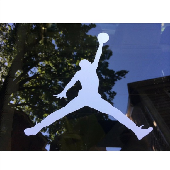 Hand Crafted | Other | Jordan Jumpman Logo Decal Sticker Size 5 78 ...